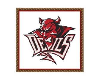 Devil pattern | Etsy