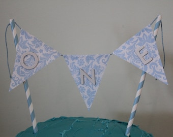 Bunting cake topper | Etsy