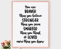 Popular items for you are braver than you believe on Etsy