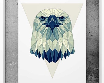 Unique abstract eagle related items | Etsy