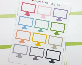 Monitor stickers | Etsy