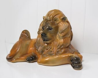 Unique ceramic lion related items | Etsy