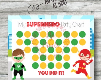 Superhero potty | Etsy