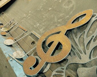Unique treble clef art related items | Etsy