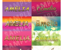 Unique name amelia related items | Etsy