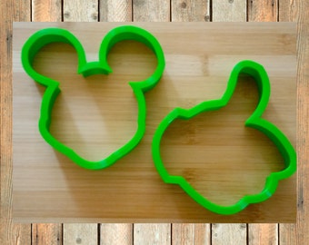 Unique mickey mouse cookie cutter related items | Etsy
