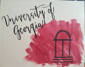 Uga canvas | Etsy