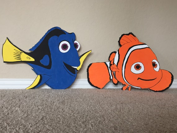 1 Finding Dory / Nemo Cutouts by JordansPrtyWonderlan on Etsy