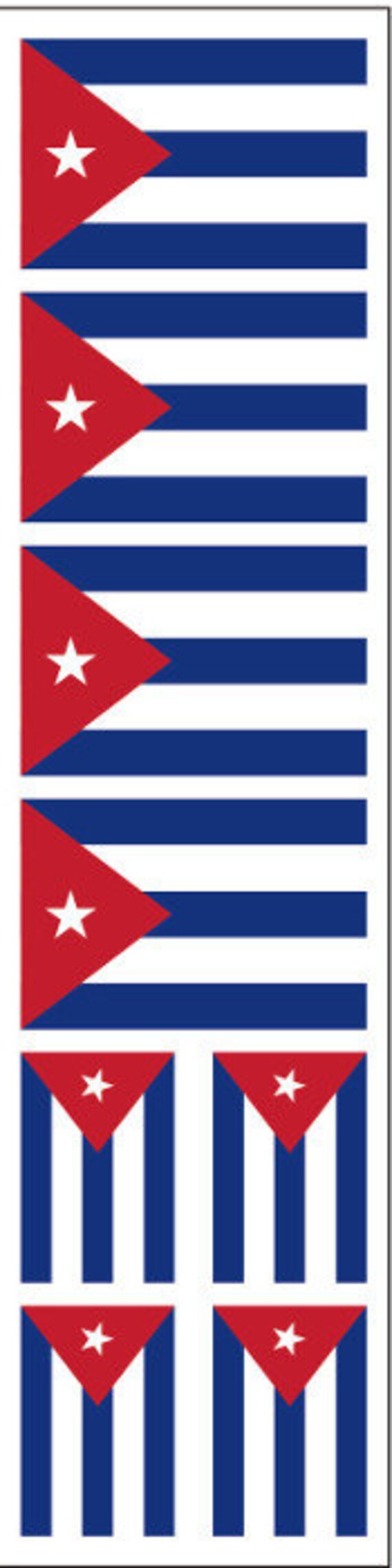 40 Tattoos: Cuba Flag Cuban Party Favors by PremiumTT on Etsy