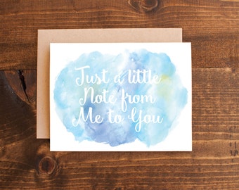 Unique just a little note related items | Etsy