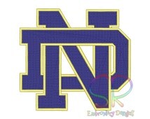 Unique notre dame logo related items | Etsy