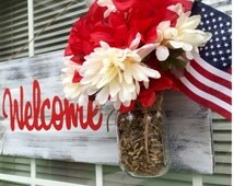 Unique patriotic sign related items | Etsy