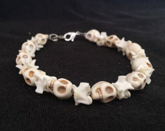 Items similar to Authentic Old trade bead and snake vertebrae with ...
