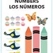 English/Spanish Poster Pack Numbers Animals Colours and