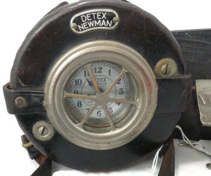 Vintage Nightwatchman Clock Detex Newman Watchclock