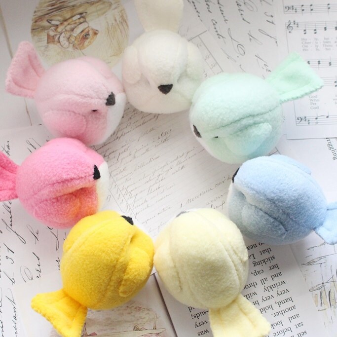 Cute stuffed animals handmade in the USA. by bubbletime on Etsy