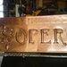 Hand hammered custom copper sign copper 7th wedding