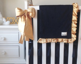 Gold crib bedding | Etsy