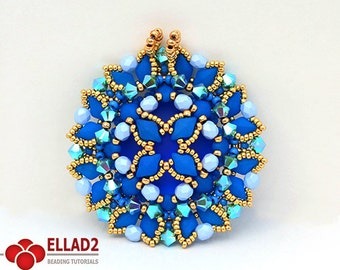 Tutorial Out of the Box Pendant Beading pattern PDF