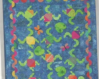 Frog quilt pattern | Etsy