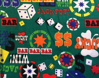 Gambling fabric | Etsy