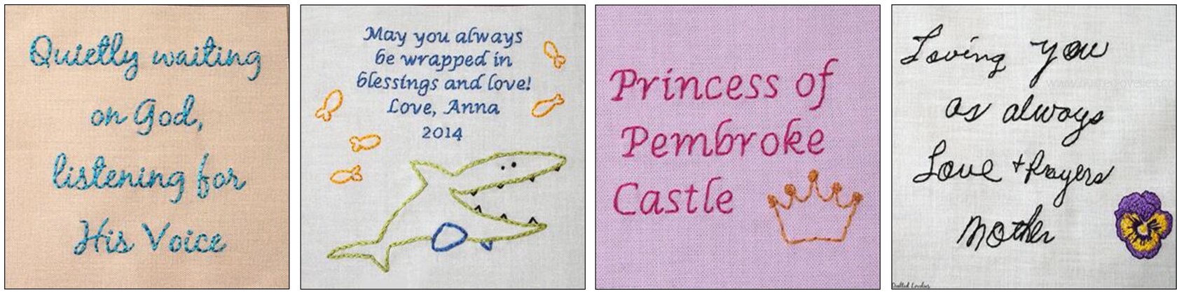 Hand Embroidered Custom Quilt Labels For Any by TheQuiltLabelLady