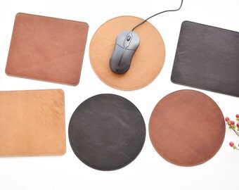 Leather mouse pad | Etsy