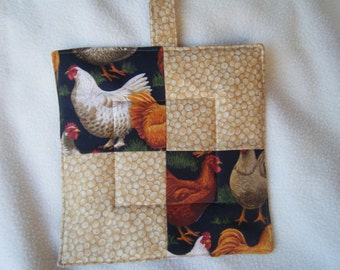 Chicken potholders | Etsy