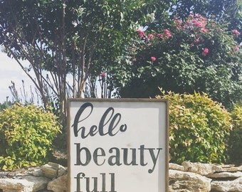 Rustic hand painted one of a kind signs. by mangoseedmarketplace