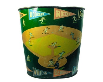 Sports trash can | Etsy