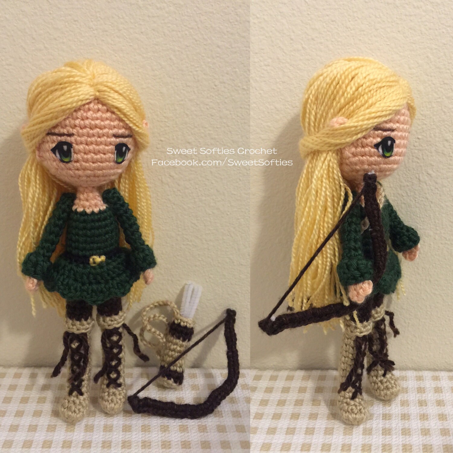 Amigurumi Doll Pattern Crochet Anime Female Girl Plush