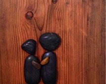 Popular items for pebble art couple on Etsy