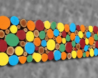 Painted Pallet Board Reclaimed Wood Art Wooden by WoodsNart