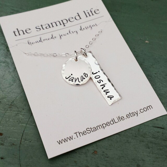 Personalized Hand Stamped Jewelry by TheStampedLife on Etsy