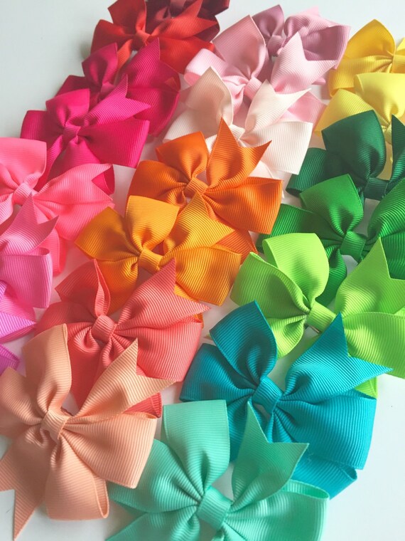 Little girls bows hair bows 3 inch hair bow by BowsforLittle