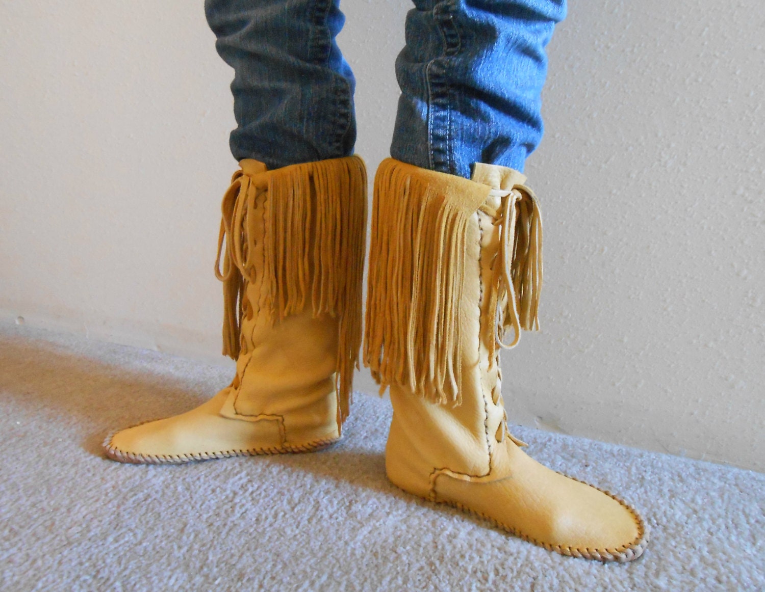 Native American Moccasin Boots For Men