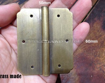 A Pair of Antique Brass Color 2 rustic brass