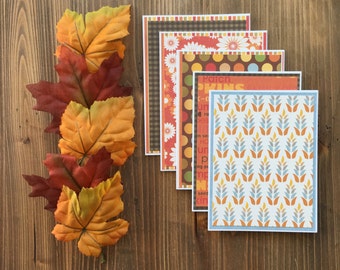 Autumn note cards | Etsy