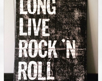 Long live rock | Etsy