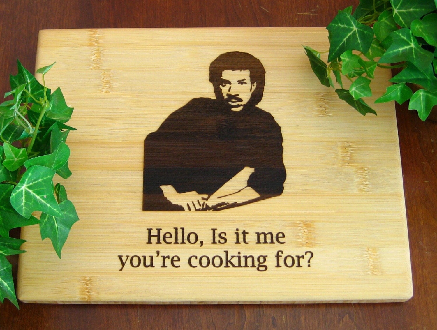 Hello Is it me you're cooking for Lionel Richie by MZBETZY on Etsy