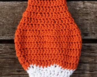 Crochet fox tail | Etsy