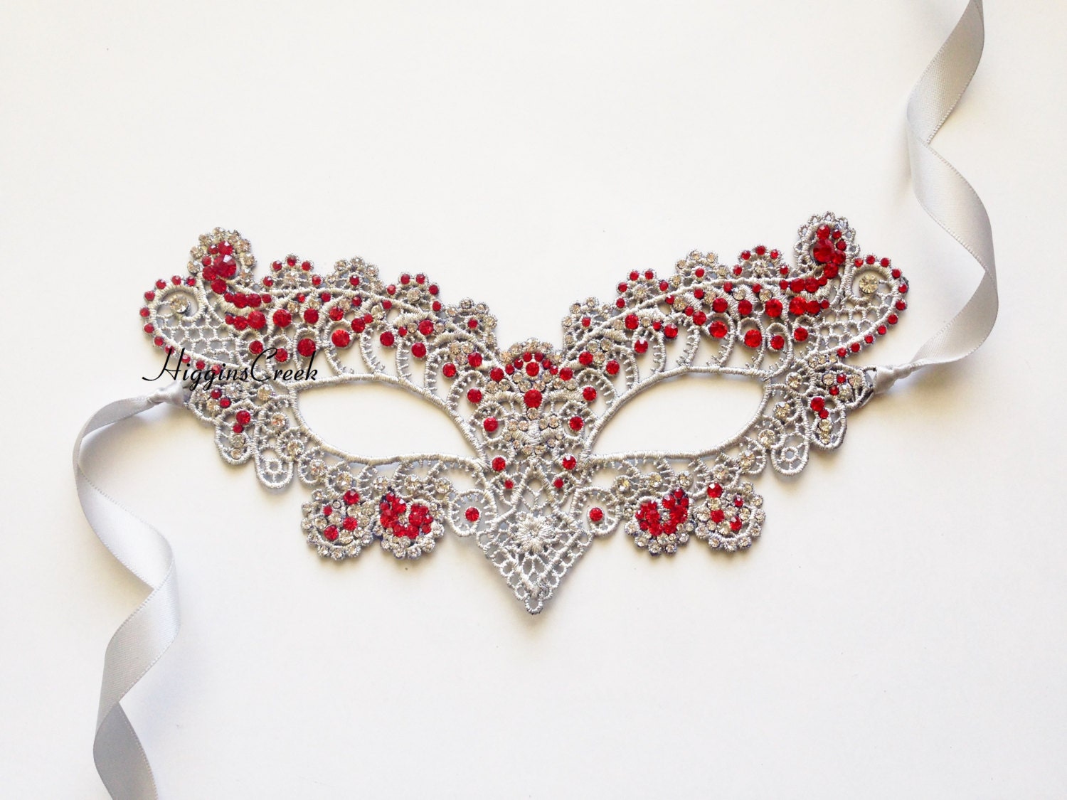 Silver Masquerade Mask Masquerade Ball Venetian Masquerade