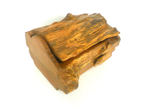 Natural Wood Box Rustic Box Driftwood Box Reclaimed Wooden Box
