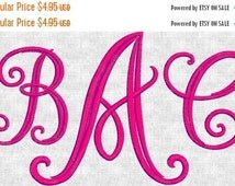 Unique intertwined font related items | Etsy