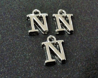 Letter n necklace | Etsy