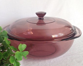 Unique purple pyrex bowls related items | Etsy