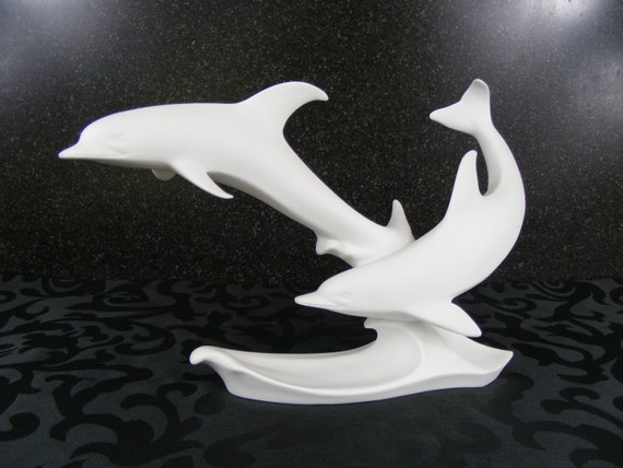 Kaiser Porcelain pair of dolphins