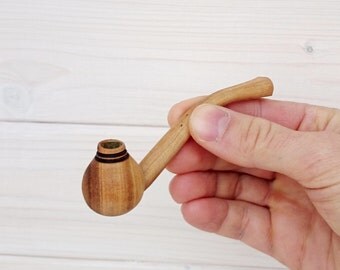 Small wooden pipe | Etsy
