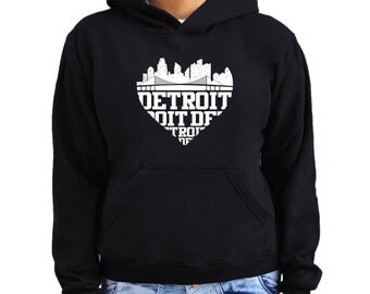 Detroit hoodie | Etsy
