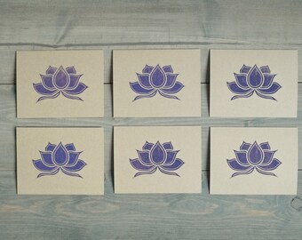 Block print cards | Etsy